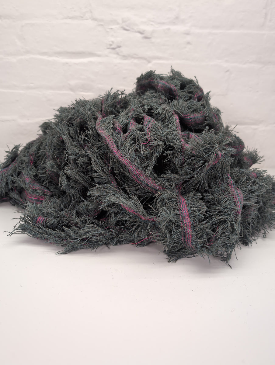 0.9kg Grey / Green Wool Selvedge - Fine – From The Mills