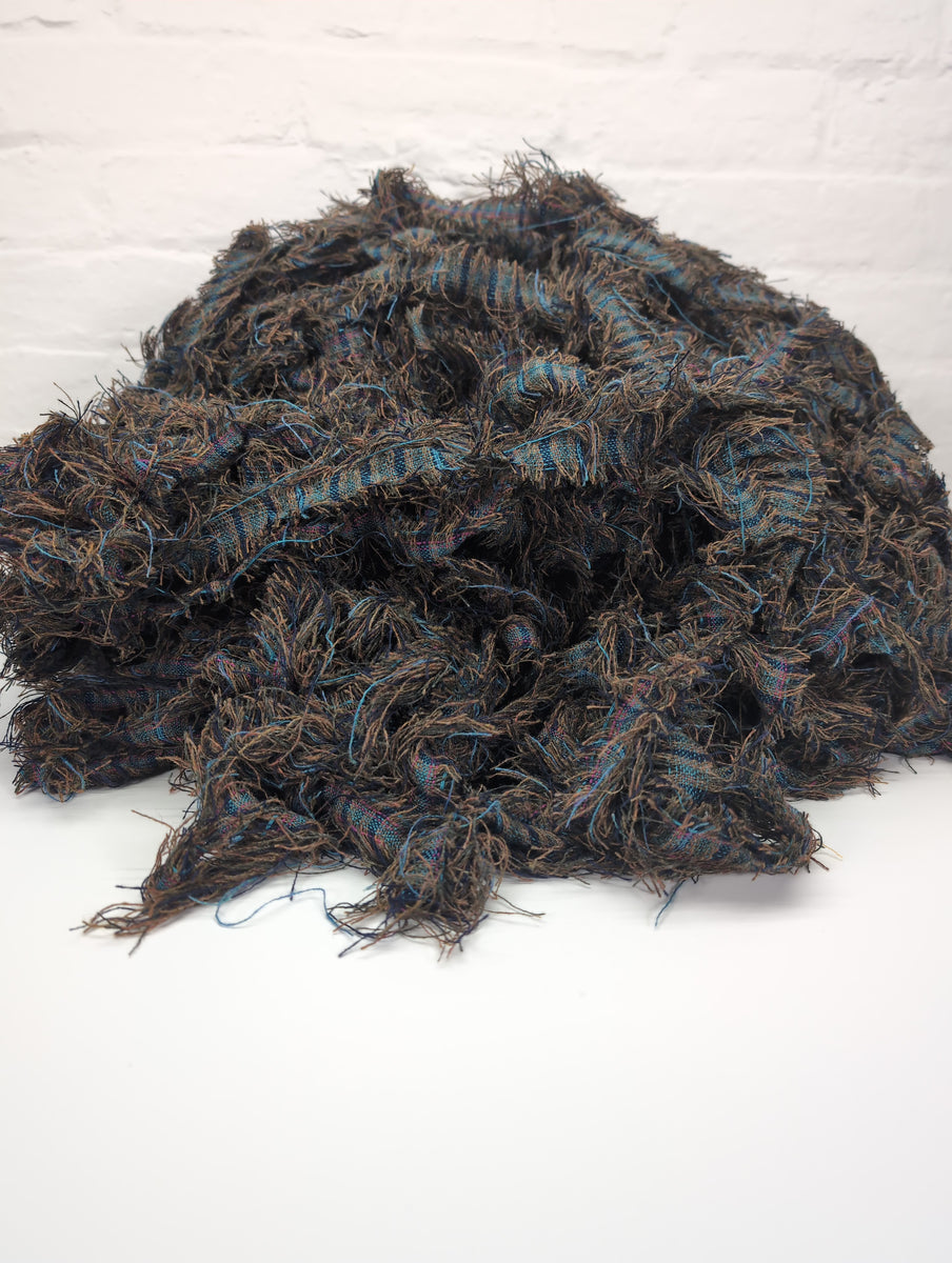 2kg Brown Blue Mix Wool Selvedge - Fine – From The Mills