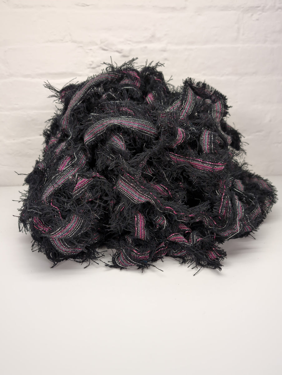 0.8kg Black & Pink Wool Selvedge - Fine – From The Mills